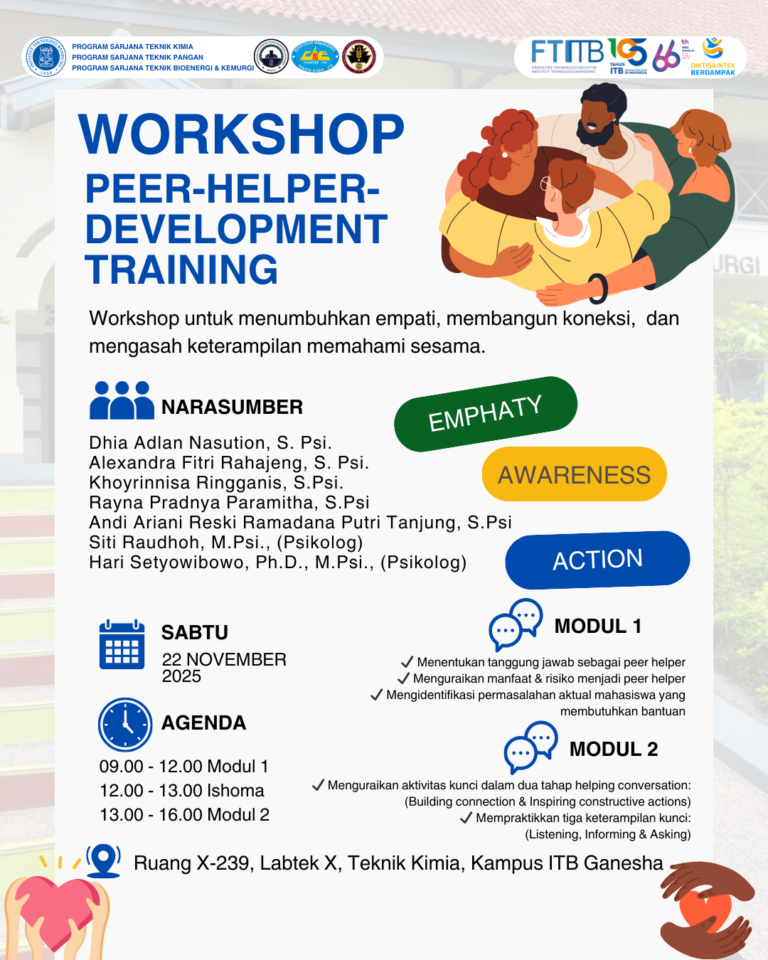 Workshop Peer-Helper-Development Training – Program Studi Teknik ...